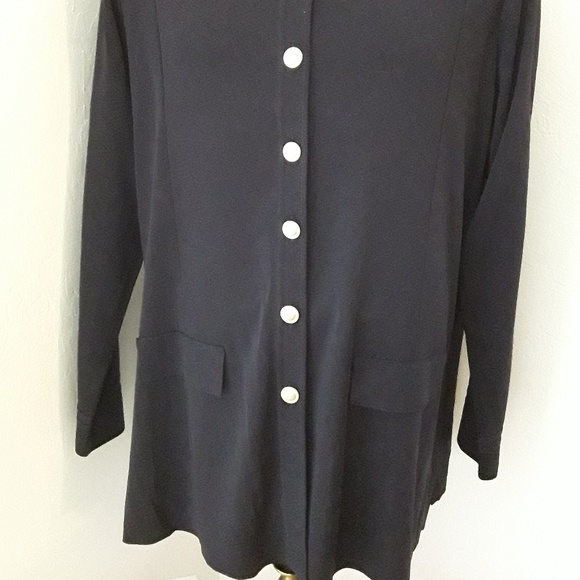 Misook | Sweaters | Exclusively Misook Women Blue Cardigan Size L ...